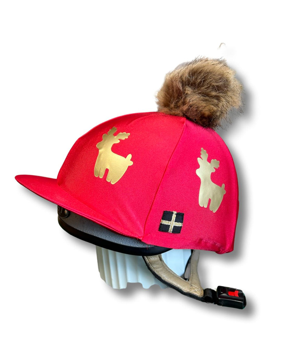 Christmas Reindeer hat silks - lots of colours! – Cornish Equestrian ...